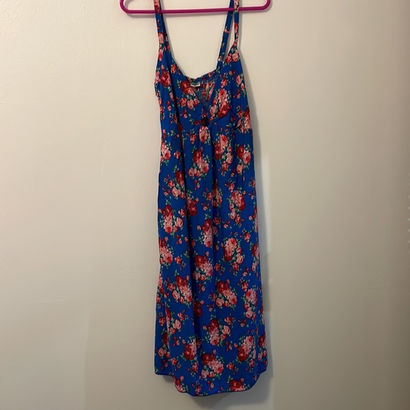 island planet | Dresses | Island Planet Small Sundress Blue Floral ...